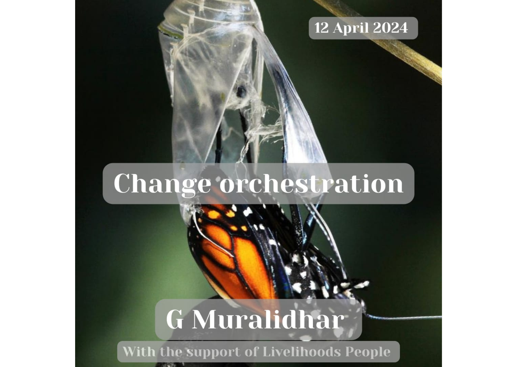 Change orchestration 120424 : Akshara Livelihoods